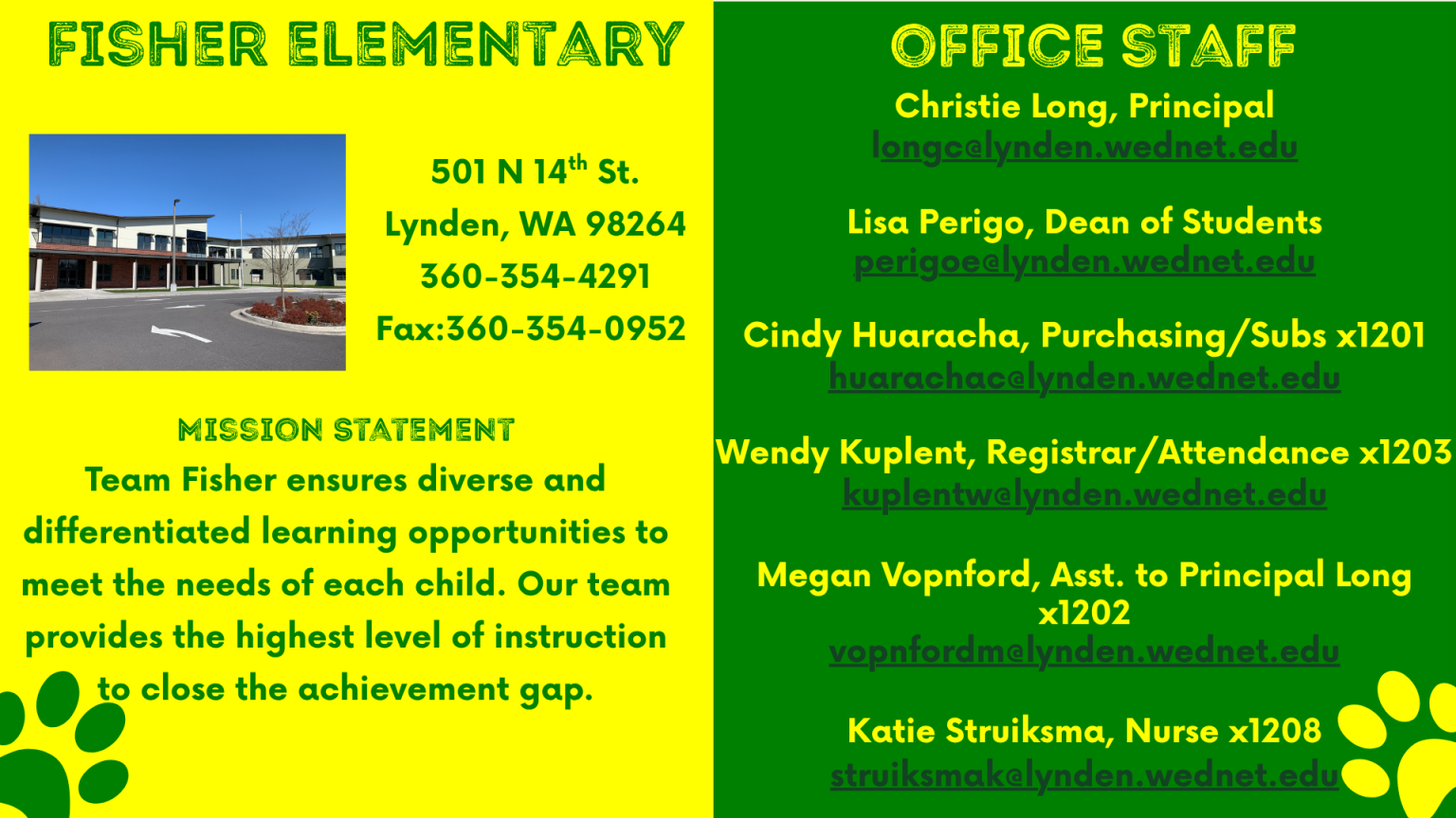 Fisher School – Fisher Elementary