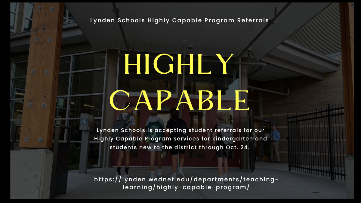 Highly Capable Program Referrals – Lynden High School