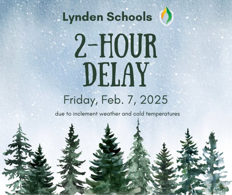 Two-Hour Delay Friday, Feb. 7 – Lynden School District